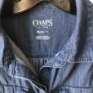 Chaps | Dresses | Chaps Dark Blue Denim Shirt Dress | Poshmark